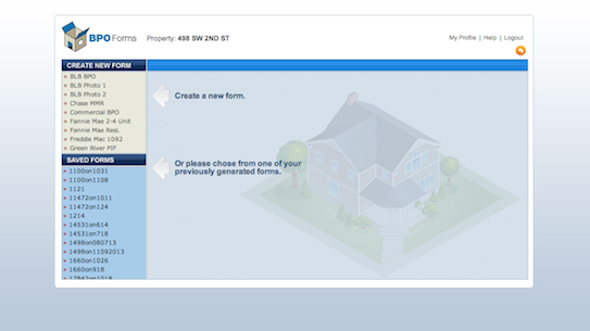 BPO Forms Broker Price Opinions Online